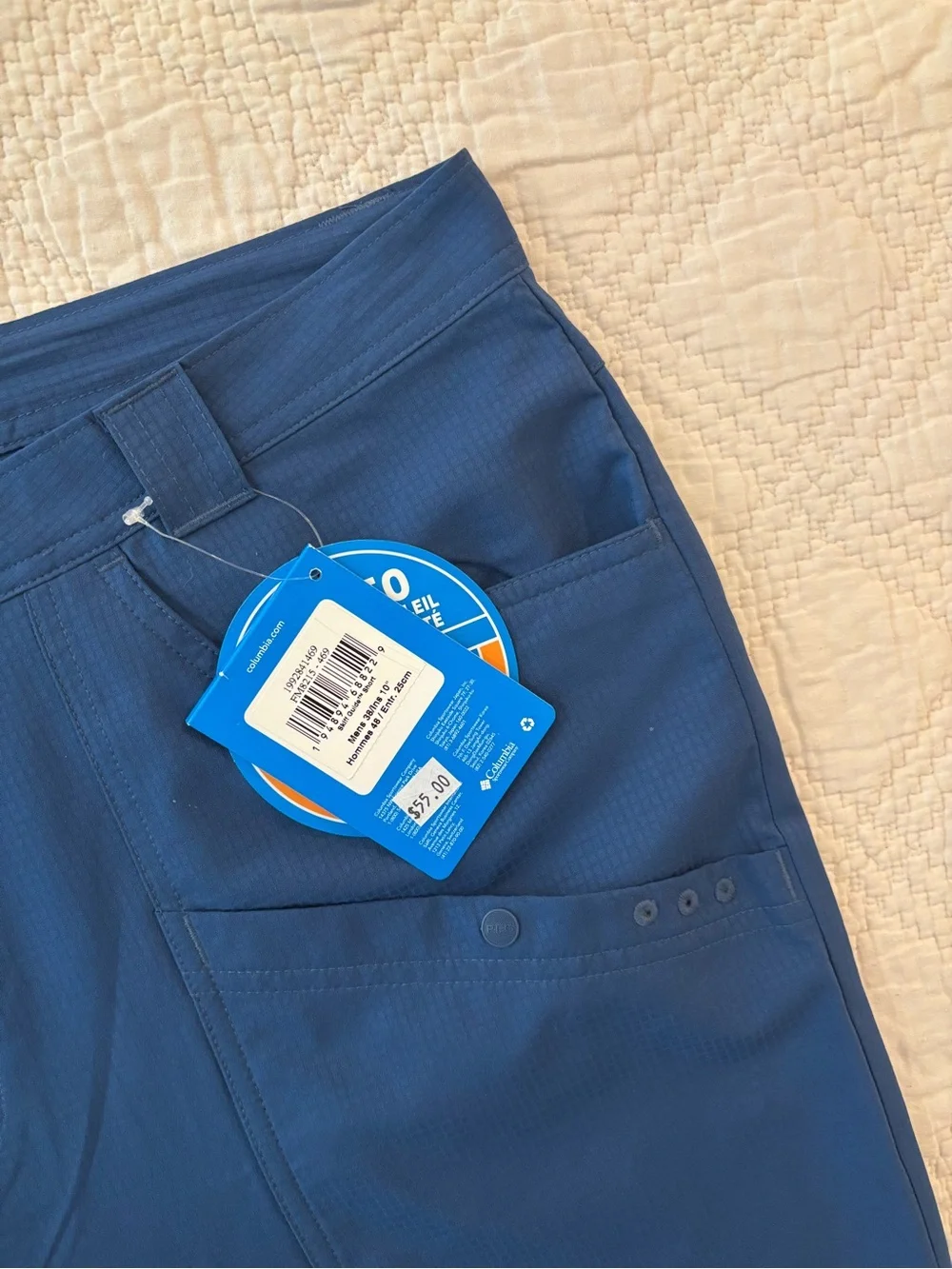 Columbia | Shorts | Nwt Columbia Pfg Omni Shield Shorts Mens 38x Blue ...